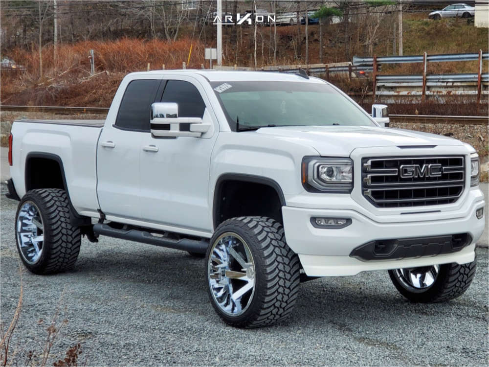 2017 GMC Sierra 1500 Wheel Offset Super Aggressive 3"-5" Suspension ...