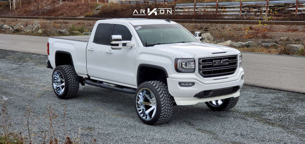 2017 GMC Sierra 1500 Wheel Offset Super Aggressive 3"-5" Suspension ...