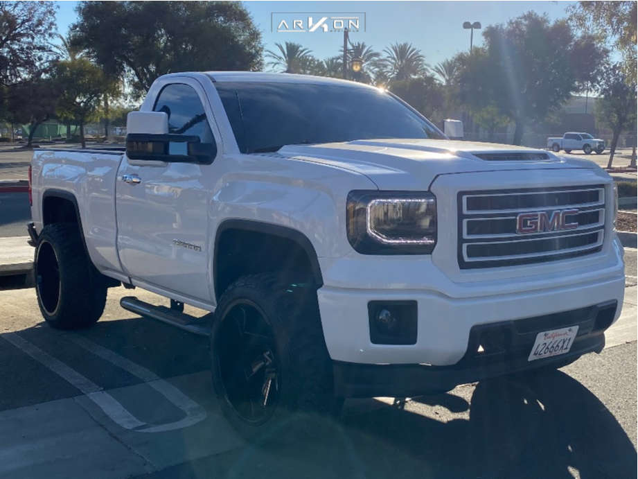 2014 GMC Sierra 1500 Wheel Offset Aggressive > 1" Outside Fender ...