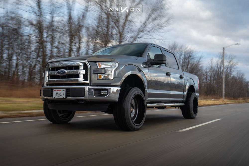 2015 Ford F-150 Wheel Offset Super Aggressive 3"-5" Suspension Lift 3 ...