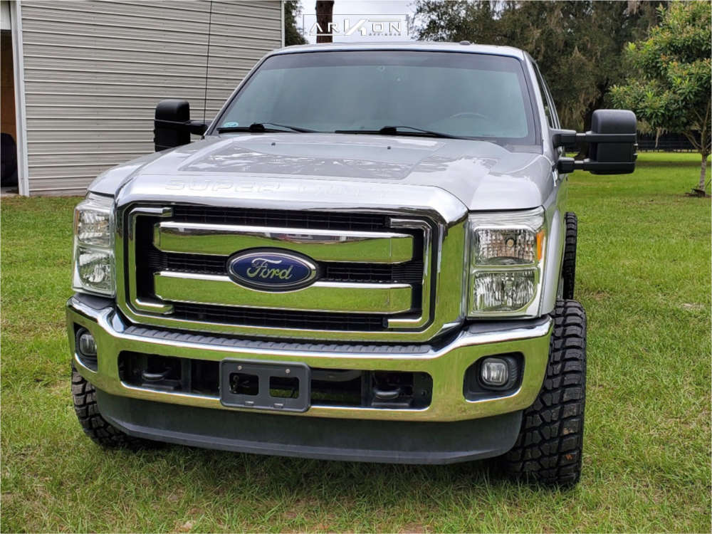 2015 Ford F-250 Super Duty Wheel Offset Aggressive > 1" Outside Fender ...