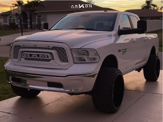 2019 Ram 1500 Classic Wheel Offset Hella Stance >5" Suspension Lift 6 ...