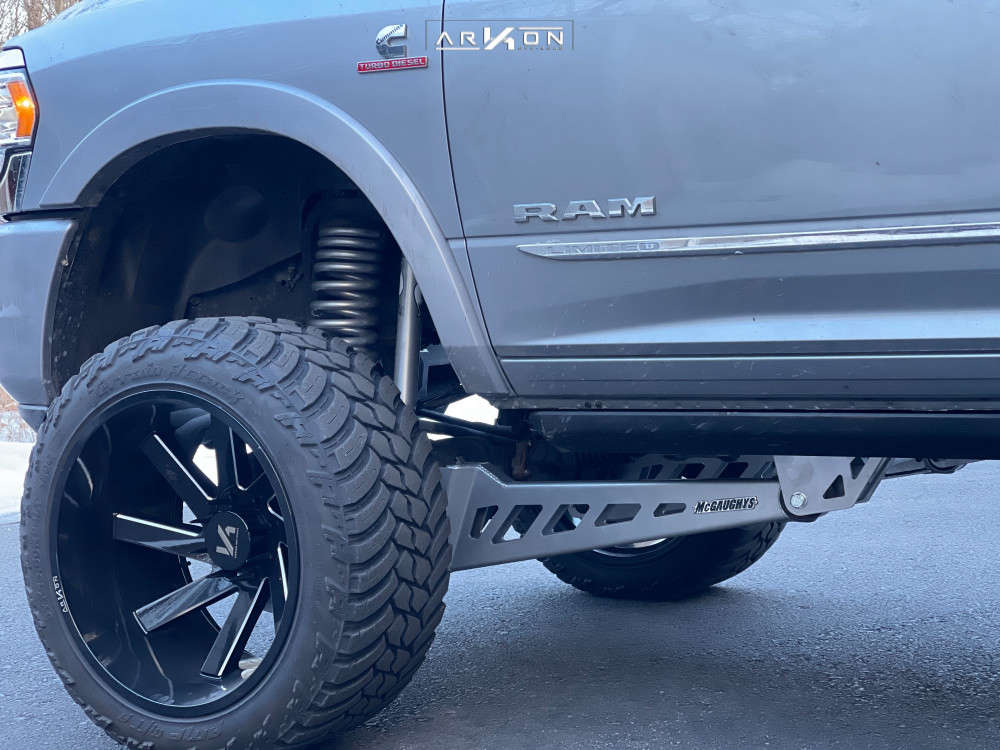 2019 Ram 3500 Wheel Offset Hella Stance >5" Suspension Lift 8 ...