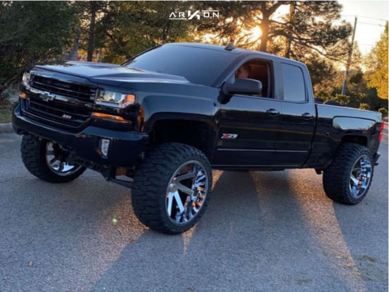 2017 Chevrolet Silverado 1500 Wheel Offset Super Aggressive 3"-5 ...