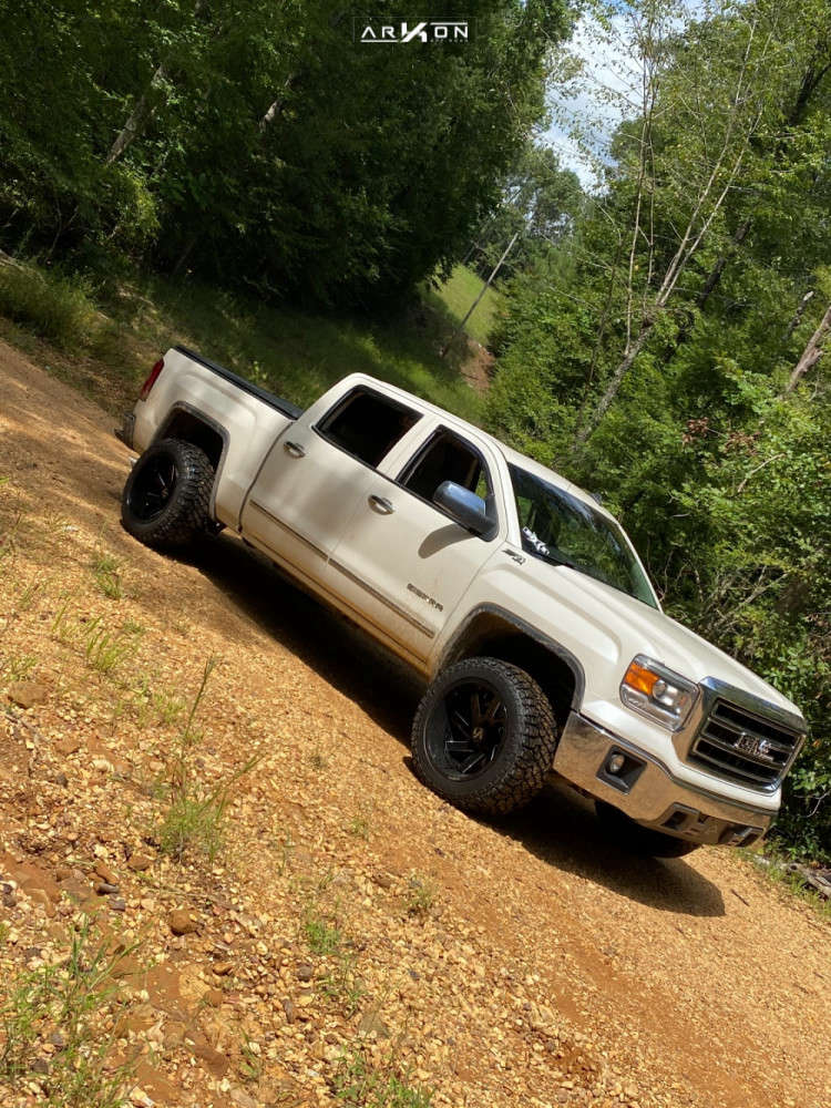 2014 GMC Sierra 1500 Wheel Offset Aggressive > 1" Outside Fender ...