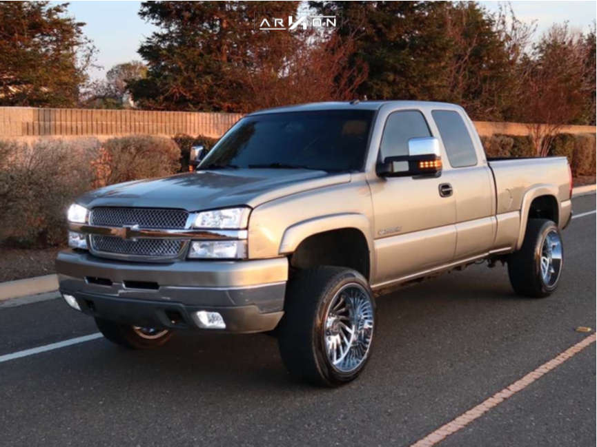 2004 Chevrolet Silverado 2500 HD Wheel Offset Super Aggressive 3"-5 ...