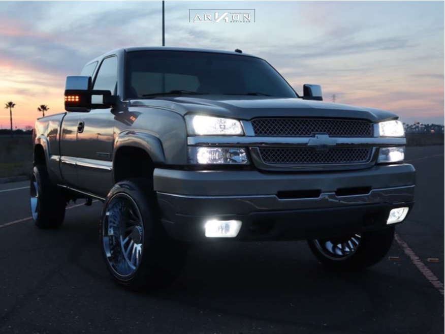 2004 Chevrolet Silverado 2500 HD Wheel Offset Super Aggressive 3"-5 ...
