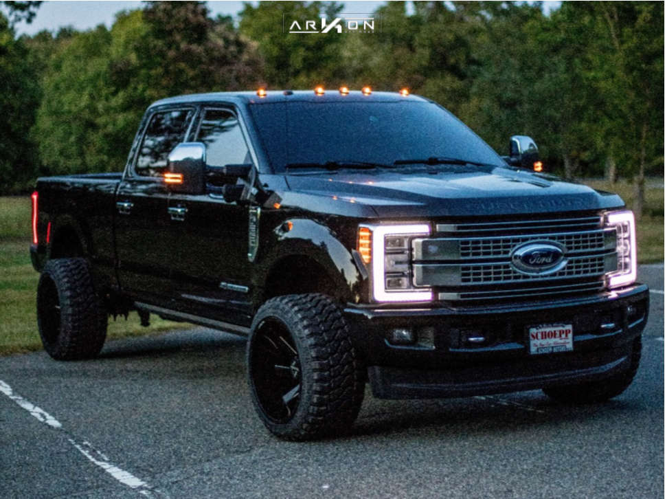 2018 Ford F-250 Super Duty Wheel Offset Super Aggressive 3"-5" Stock ...