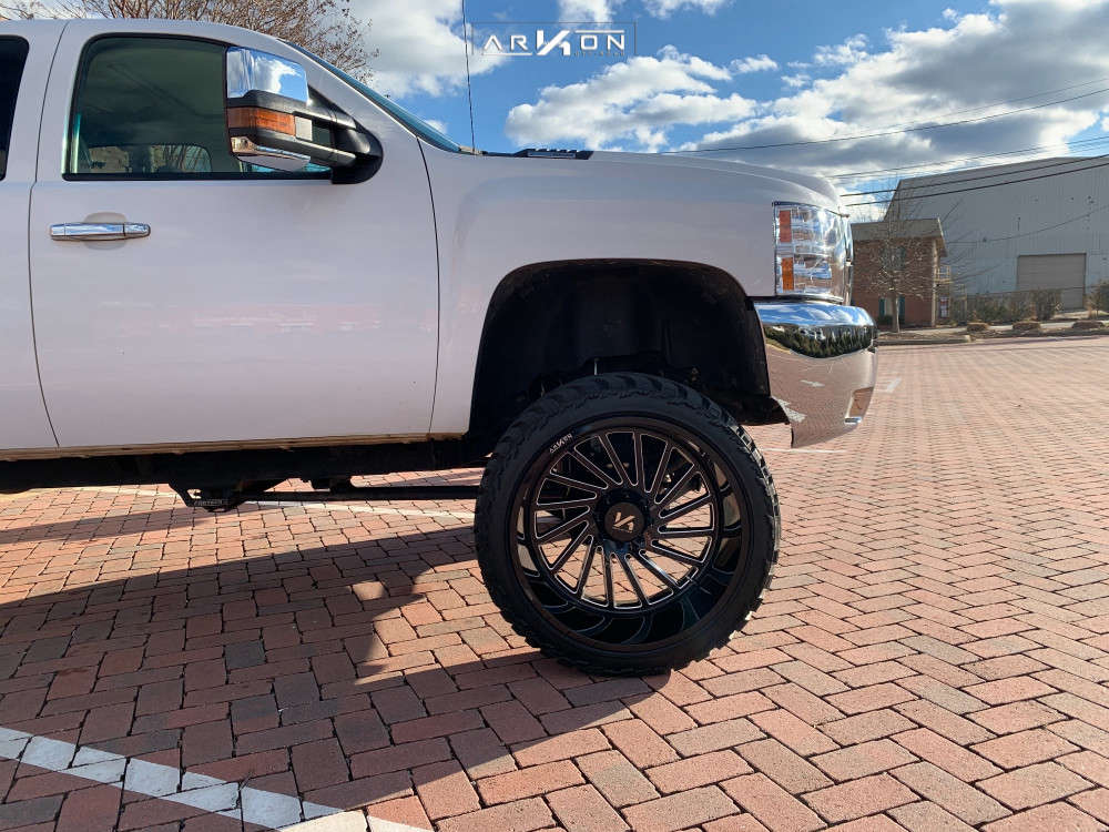 2008 Chevrolet Silverado 2500 HD Wheel Offset Super Aggressive 3"-5 ...