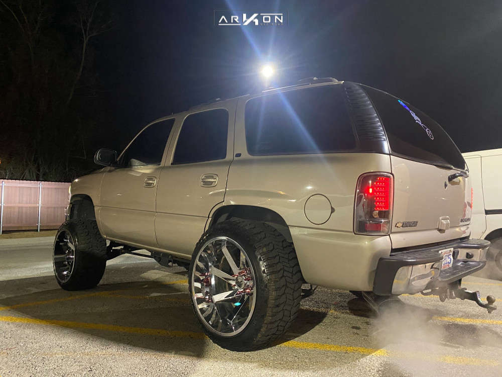 2005 Chevrolet Tahoe Wheel Offset Super Aggressive 3"-5" Suspension ...