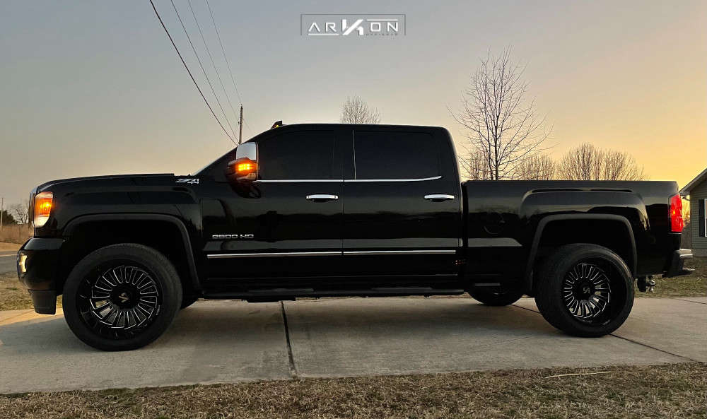2015 GMC Sierra 2500 HD Wheel Offset Super Aggressive 3"-5" Lowered 3F ...