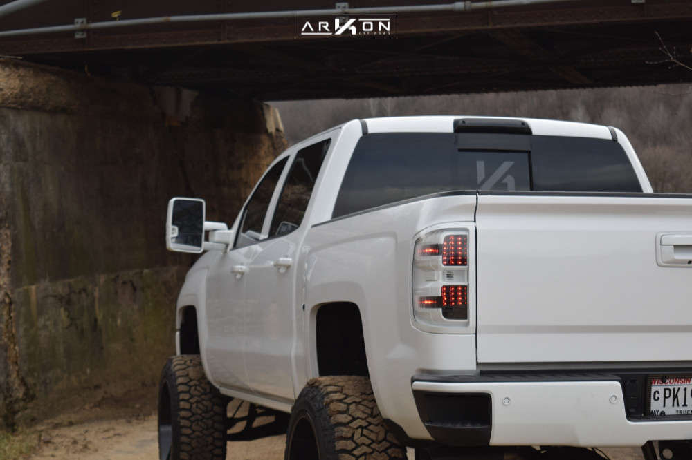 2016 Chevrolet Silverado 1500 Wheel Offset Slightly Aggressive ...