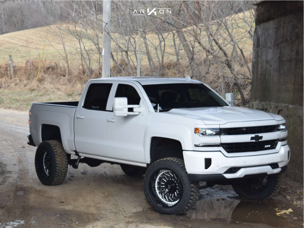 2016 Chevrolet Silverado 1500 Wheel Offset Slightly Aggressive ...