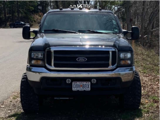 2002 Ford F-250 Super Duty Wheel Offset Aggressive > 1" Outside Fender ...