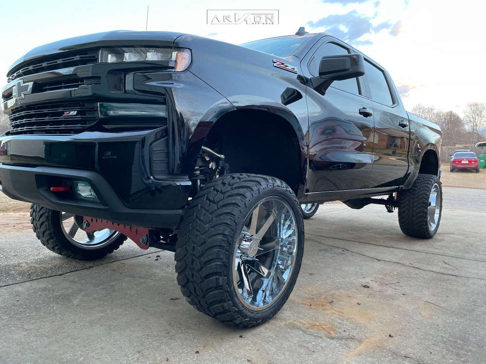 2021 Chevrolet Silverado 1500 Wheel Offset Super Aggressive 3"-5 ...