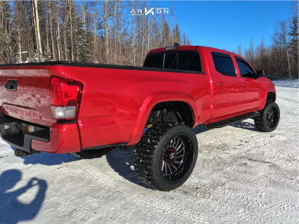 2016 Toyota Tacoma Wheel Offset Aggressive > 1" Outside Fender ...