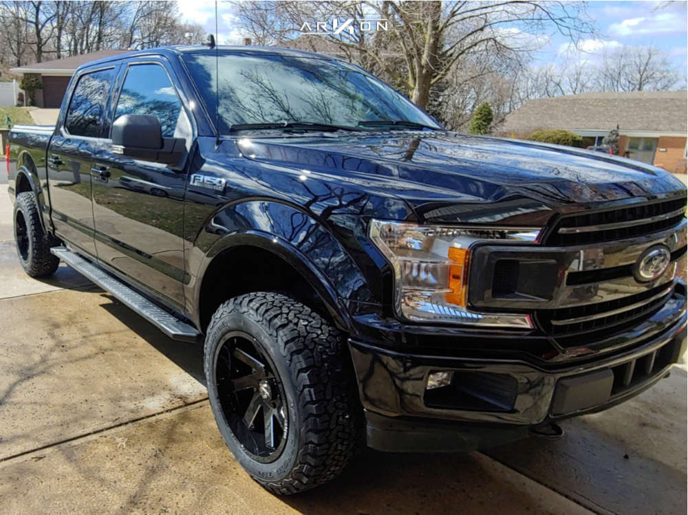 2020 Ford F-150 Wheel Offset Slightly Aggressive Leveling Kit | 1539102 ...