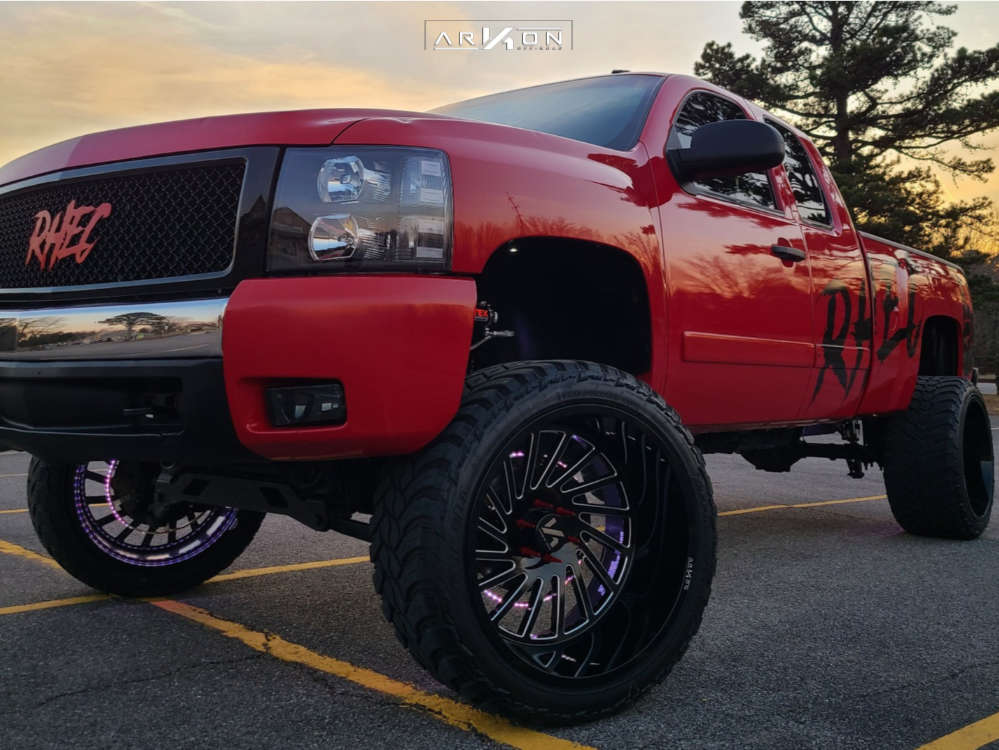 2008 Chevrolet Silverado 1500 Wheel Offset Super Aggressive 3"-5 ...