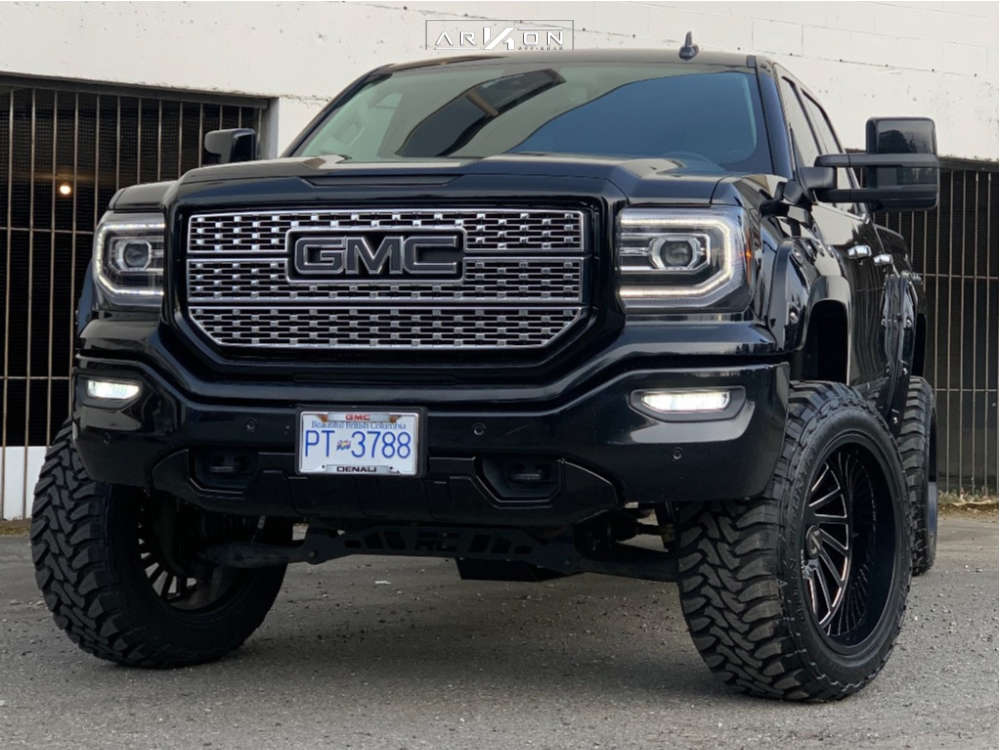 2017 GMC Sierra 1500 Wheel Offset Aggressive > 1" Outside Fender ...