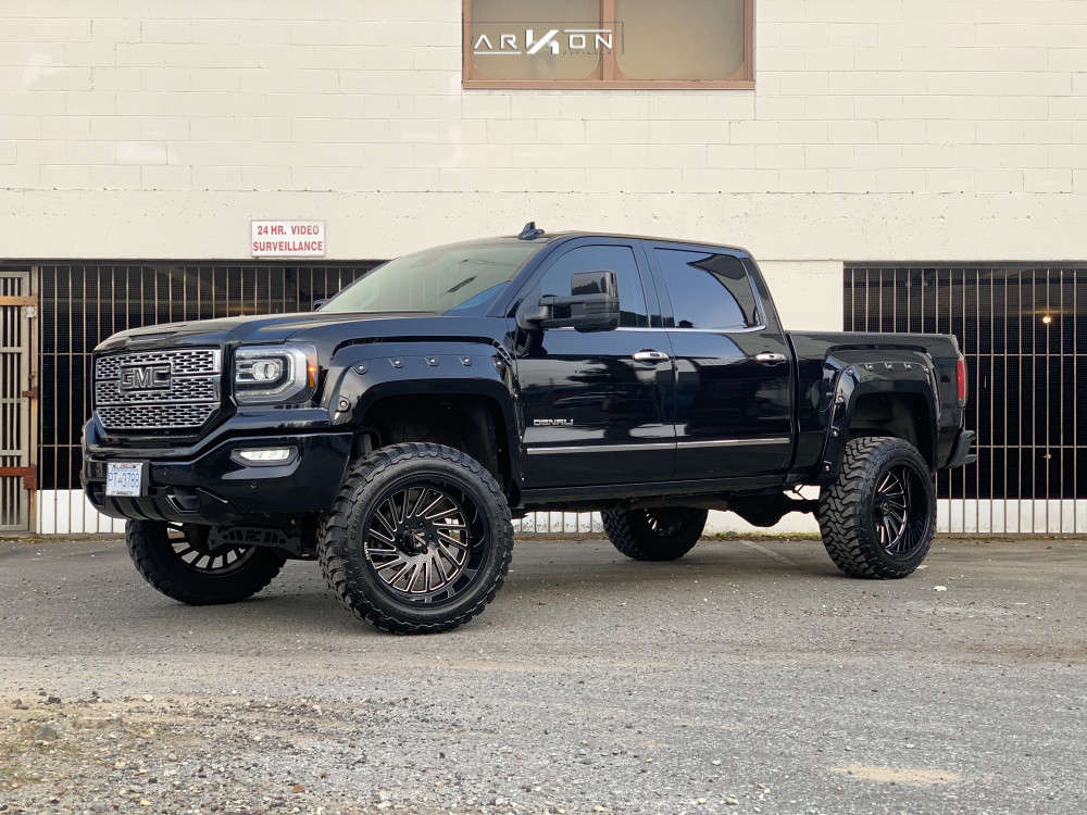 2017 GMC Sierra 1500 Wheel Offset Aggressive > 1" Outside Fender ...