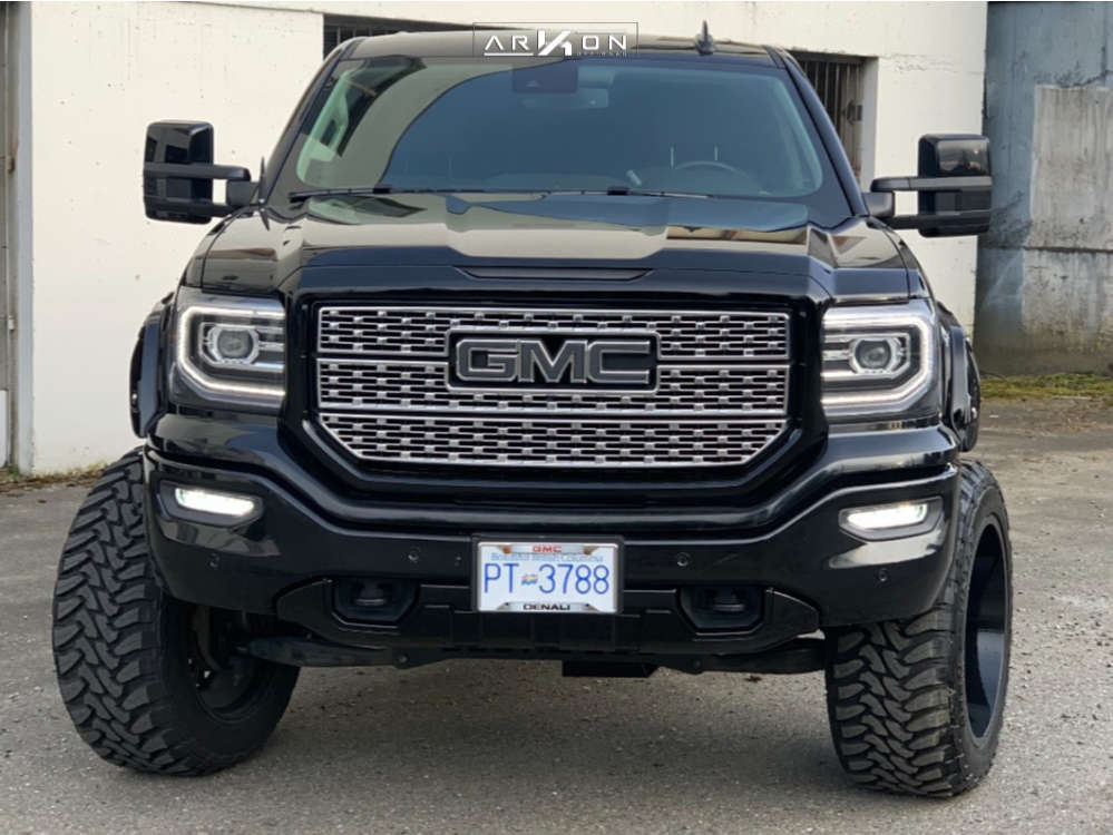 2017 GMC Sierra 1500 Wheel Offset Aggressive > 1" Outside Fender ...