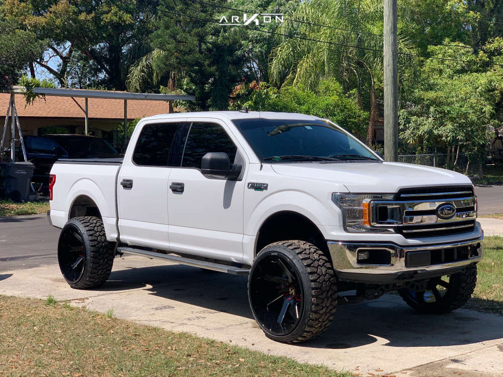 2019 Ford F-150 Wheel Offset Super Aggressive 3"-5" Suspension Lift 6 ...