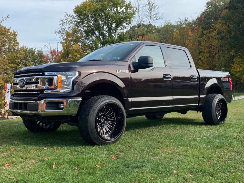 2018 Ford F-150 Wheel Offset Super Aggressive 3"-5" Leveling Kit ...