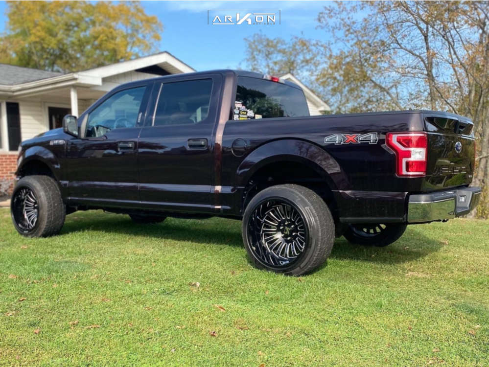 2018 Ford F-150 Wheel Offset Super Aggressive 3"-5" Leveling Kit ...
