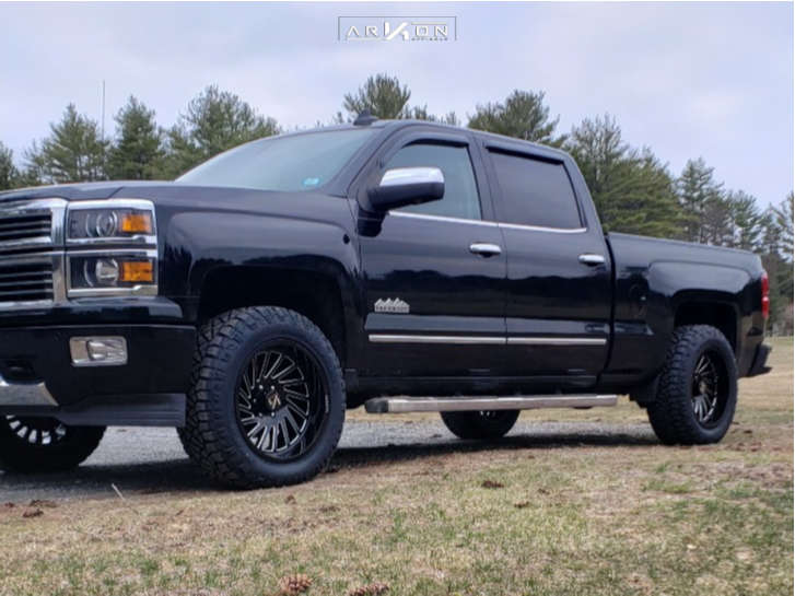 2015 Chevrolet Silverado 1500 Wheel Offset Aggressive > 1" Outside ...