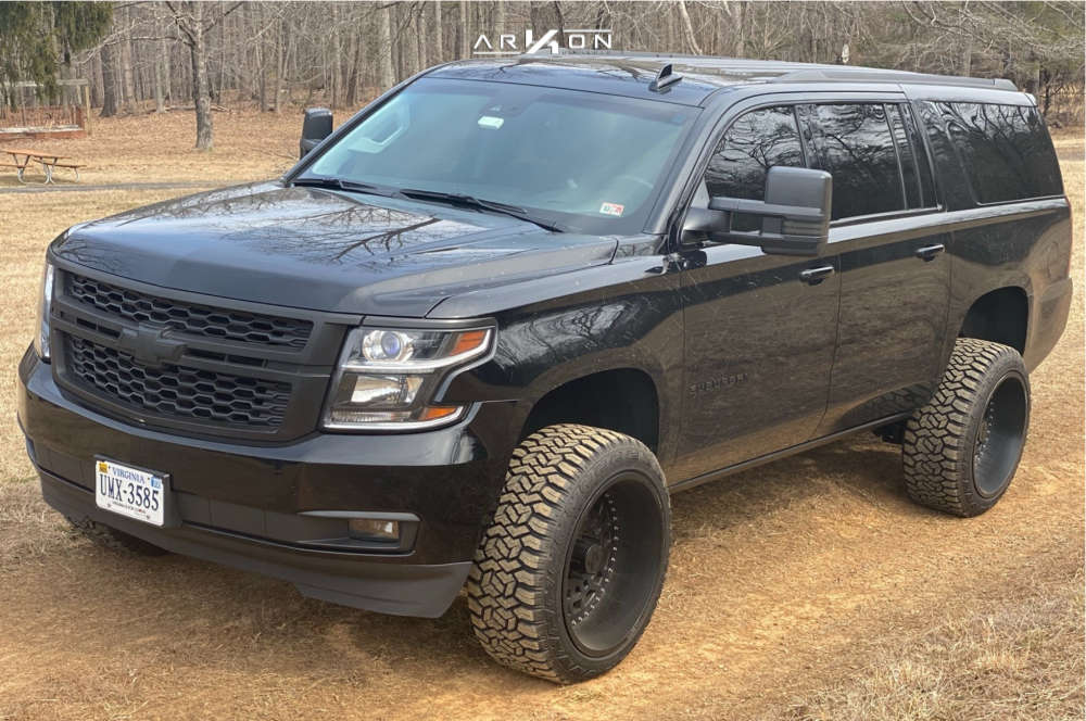 2017 Chevrolet Suburban Wheel Offset Super Aggressive 3"-5" Suspension ...