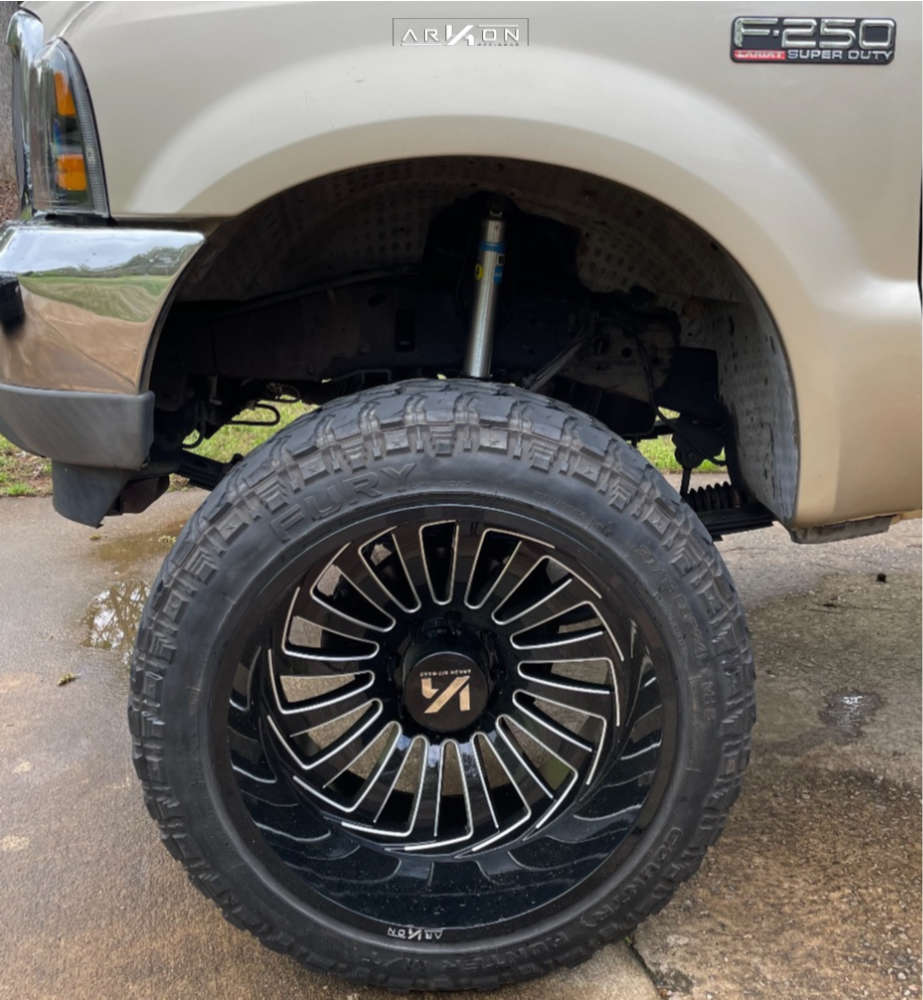 2001 Ford F-250 Super Duty Wheel Offset Super Aggressive 3"-5 ...