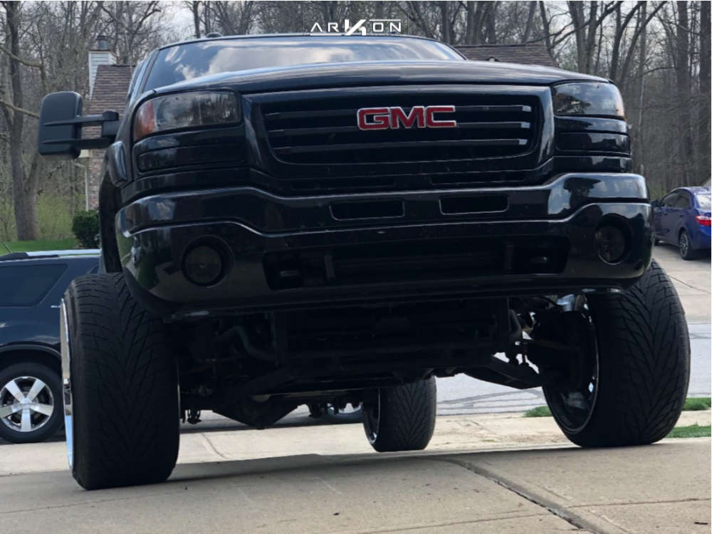 2003 GMC Sierra 2500 HD Wheel Offset Super Aggressive 3"-5" Suspension ...