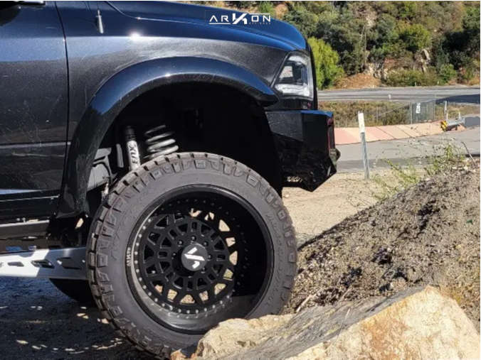 2016 Ram 2500 Wheel Offset Hella Stance >5" Suspension Lift 8 ...