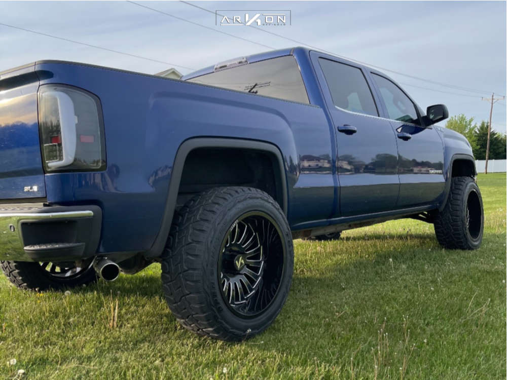 2014 GMC Sierra 1500 Wheel Offset Aggressive > 1" Outside Fender ...
