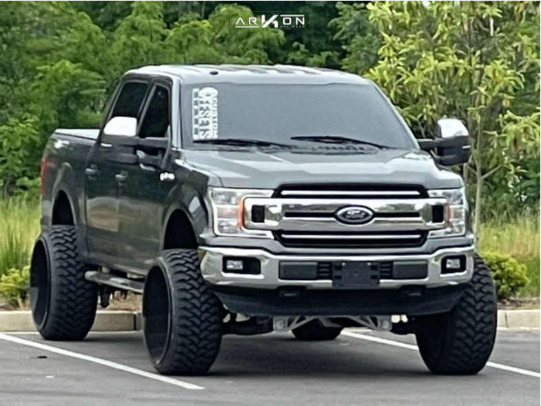 2018 Ford F-150 Wheel Offset Aggressive > 1" Outside Fender Suspension ...