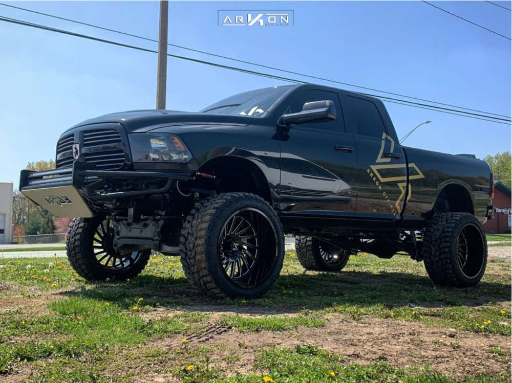 2018 Ram 1500 Wheel Offset Hella Stance >5" Suspension Lift 12 ...