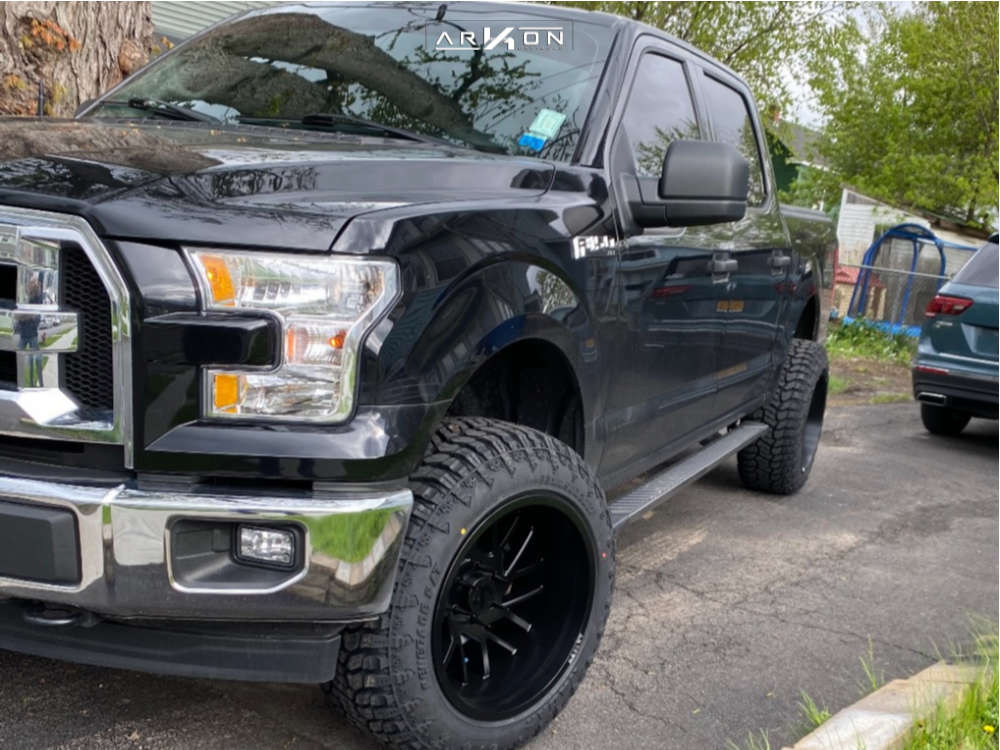 2017 Ford F-150 Wheel Offset Super Aggressive 3"-5" Leveling Kit ...