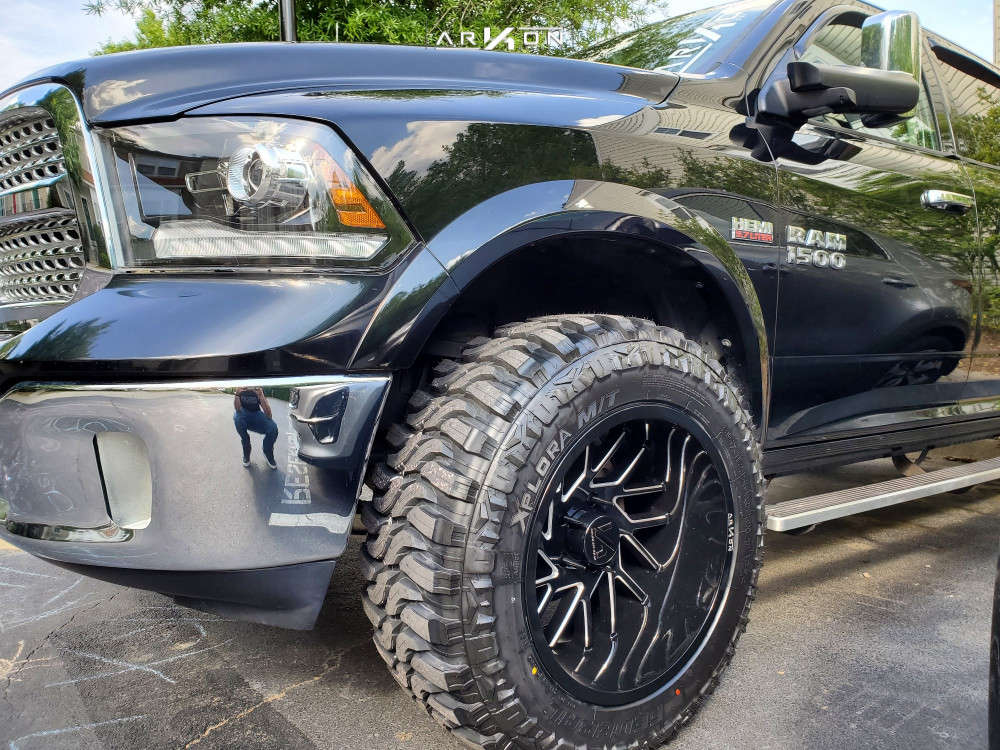 2014 Ram 1500 Wheel Offset Super Aggressive 3"-5" Leveling Kit ...