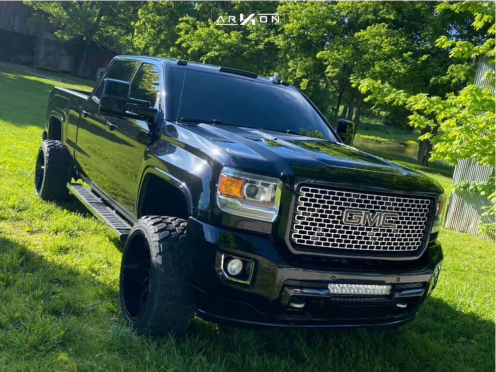 2016 GMC Sierra 2500 HD Wheel Offset Aggressive > 1" Outside Fender ...