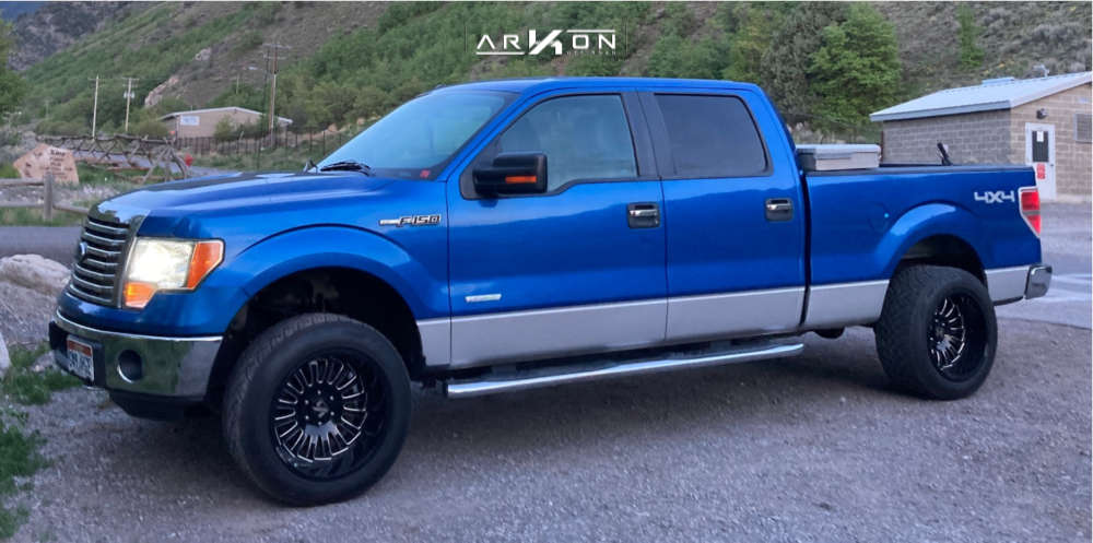 2011 Ford F-150 Wheel Offset Super Aggressive 3"-5" Leveling Kit ...