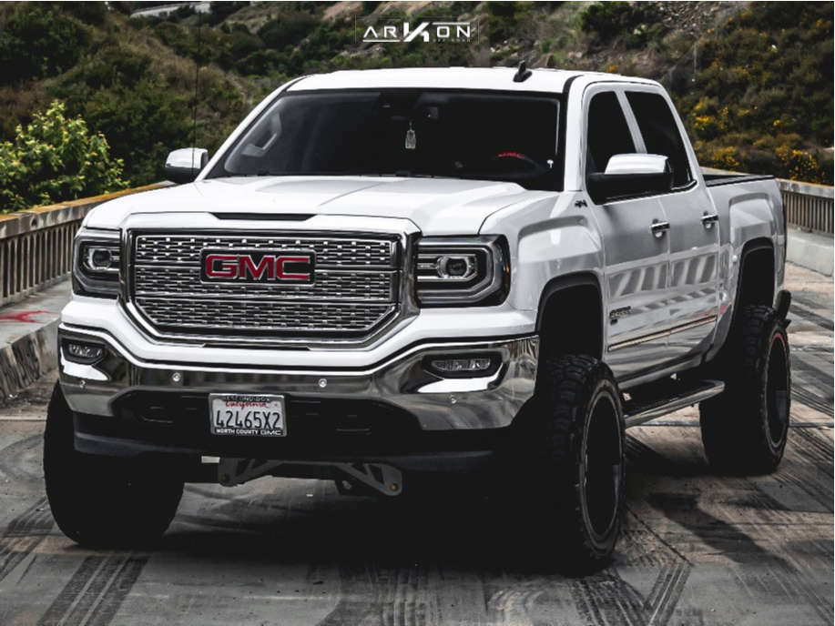2017 GMC Sierra 1500 Wheel Offset Aggressive > 1" Outside Fender ...