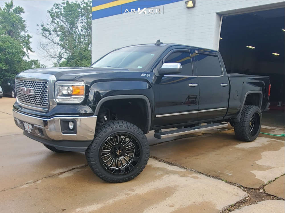 2015 GMC Sierra 1500 Wheel Offset Aggressive > 1" Outside Fender ...