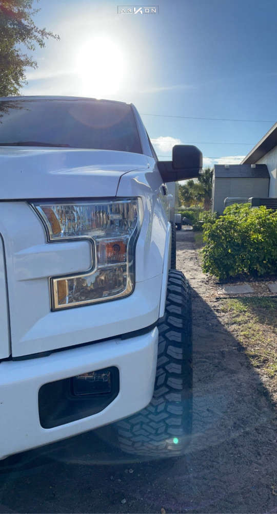 2016 Ford F-150 Wheel Offset Super Aggressive 3"-5" Leveling Kit ...