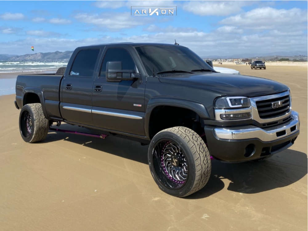 2005 GMC Sierra 2500 HD Wheel Offset Super Aggressive 3"-5" Leveling ...