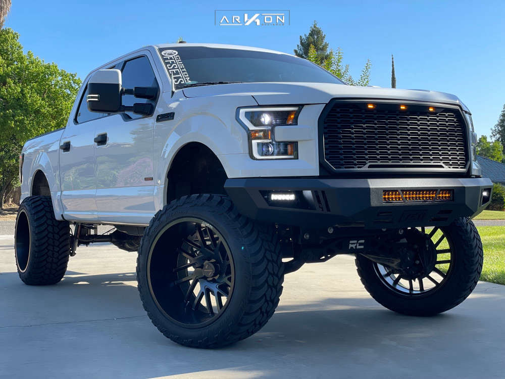 2016 Ford F-150 Wheel Offset Super Aggressive 3"-5" Suspension Lift 8.5 ...