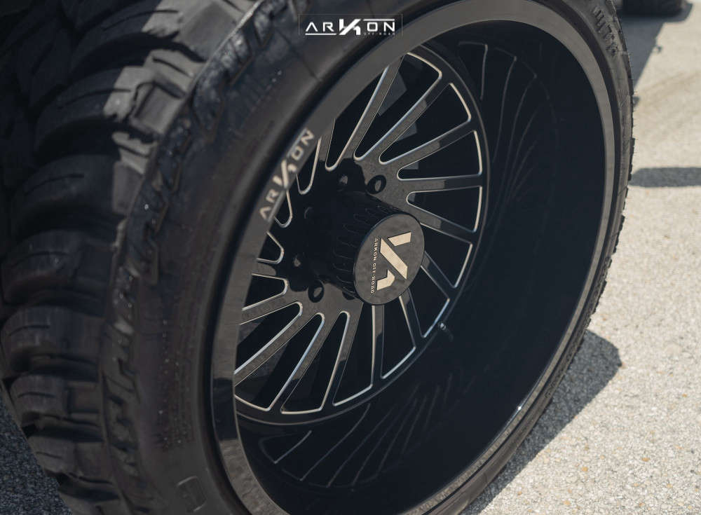 2017 Ford F-250 Wheel Offset Aggressive > 1" Outside Fender Leveling ...