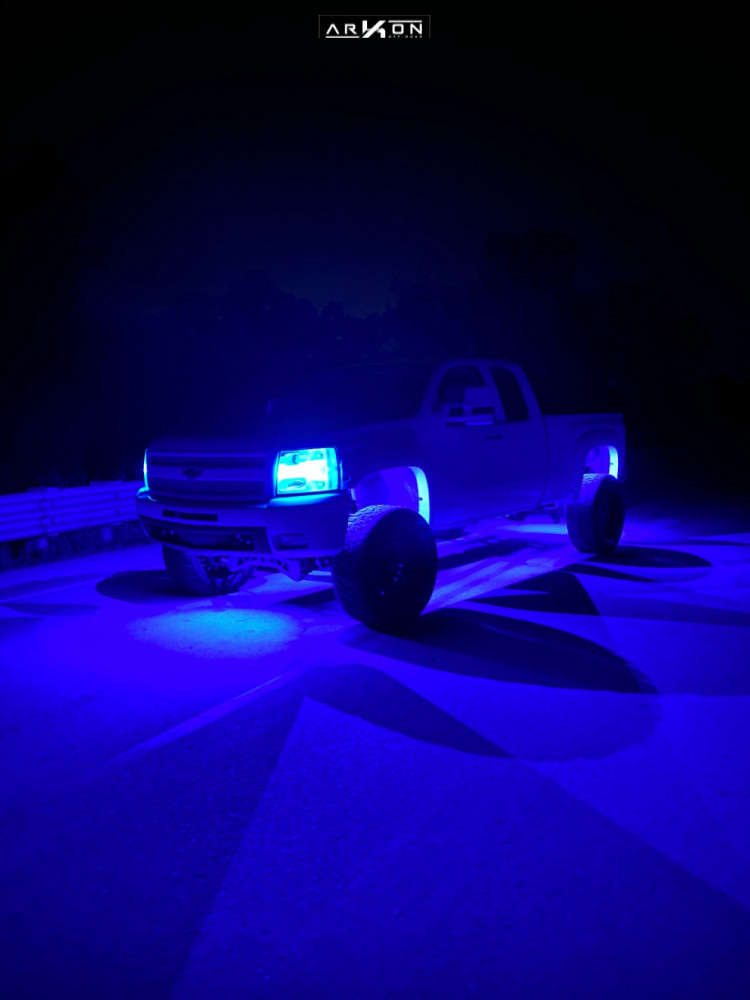 2009 Chevrolet Silverado 1500 Wheel Offset Aggressive > 1" Outside ...