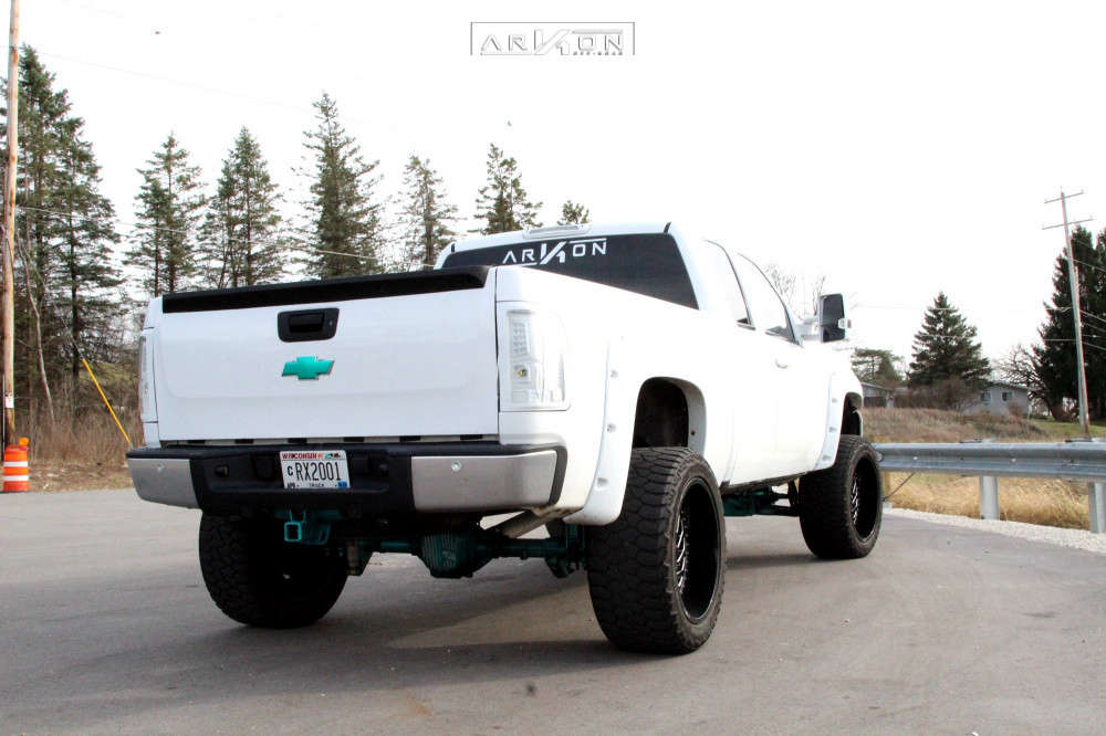 2009 Chevrolet Silverado 1500 Wheel Offset Aggressive > 1" Outside ...