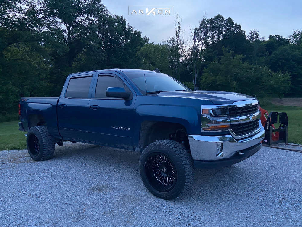 2018 Chevrolet Silverado 1500 Wheel Offset Super Aggressive 3"-5 ...