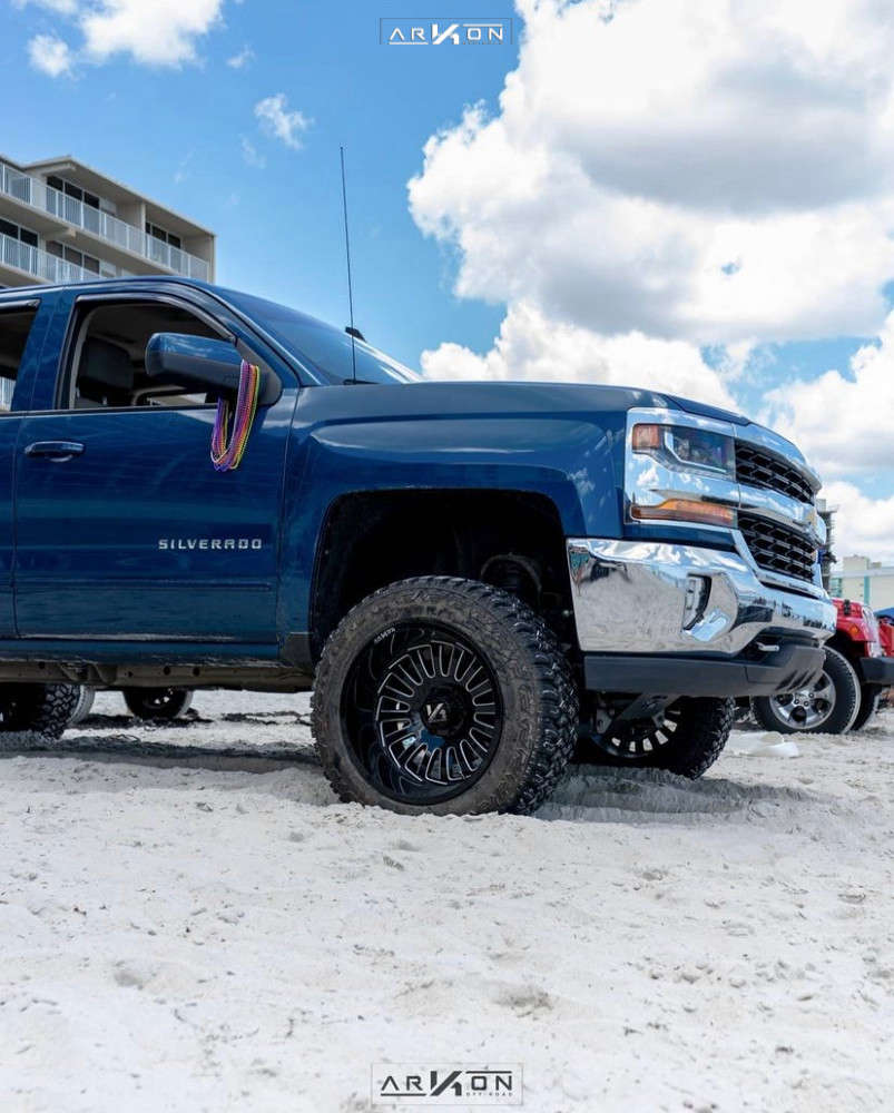 2018 Chevrolet Silverado 1500 Wheel Offset Super Aggressive 3"-5 ...